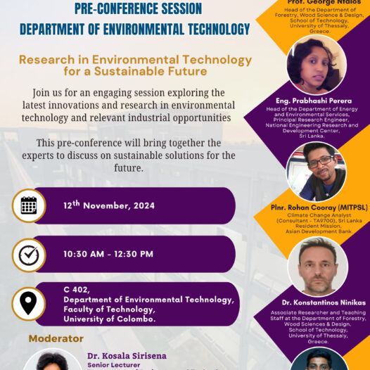 Postgraduate Programmes | Faculty of Technology, University of Colombo